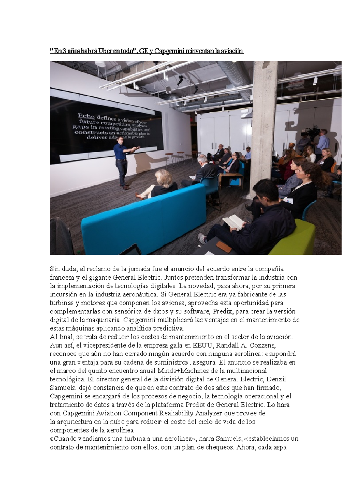 Pr ctica 8 - Practica DEPE I - Dirección Estratégica - URJC - Studocu