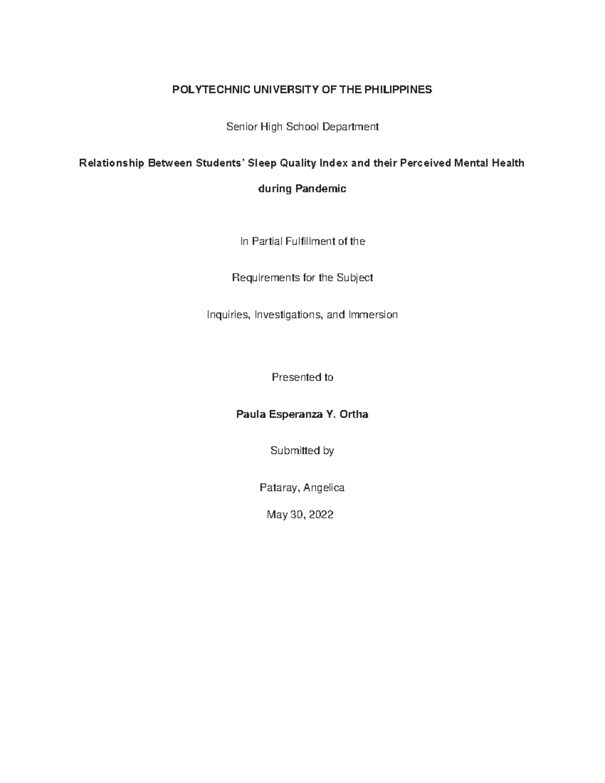 Final-paper - Research paper - POLYTECHNIC UNIVERSITY OF THE ...