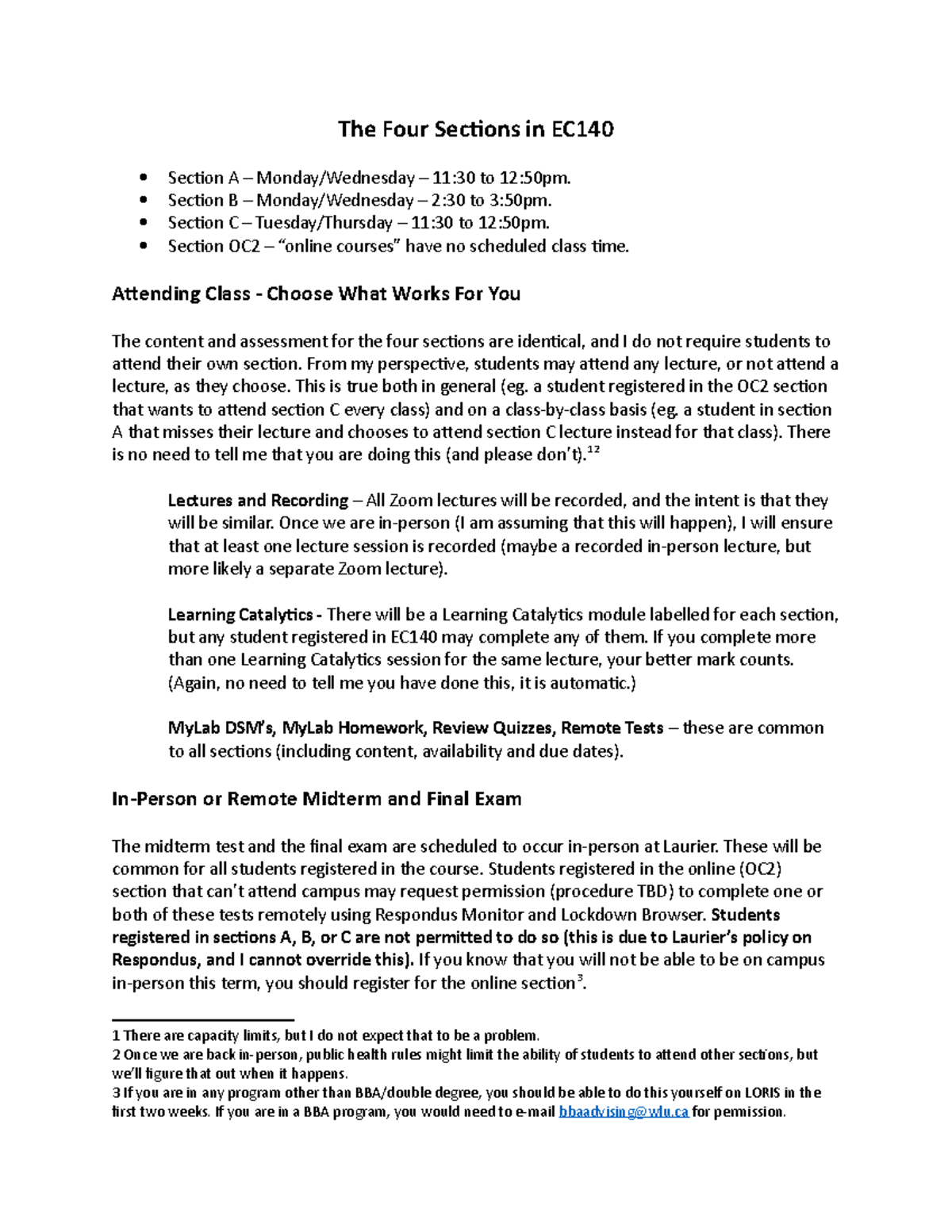 EC140 - Understanding Sections Macro Economics - The Four Sections in ...