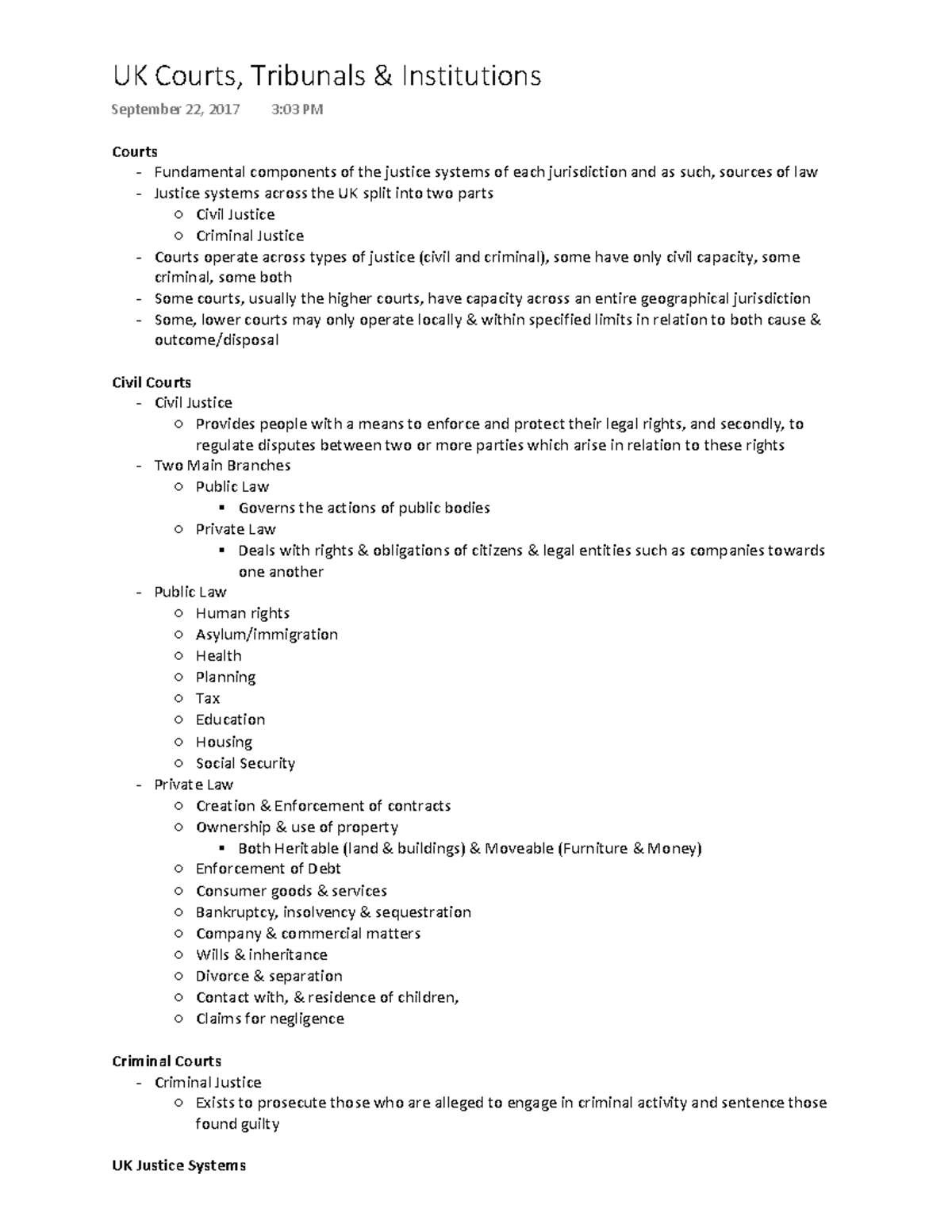 Foundations - Part 2 - UK - UK Courts, Tribunals &amp; Institutions ...