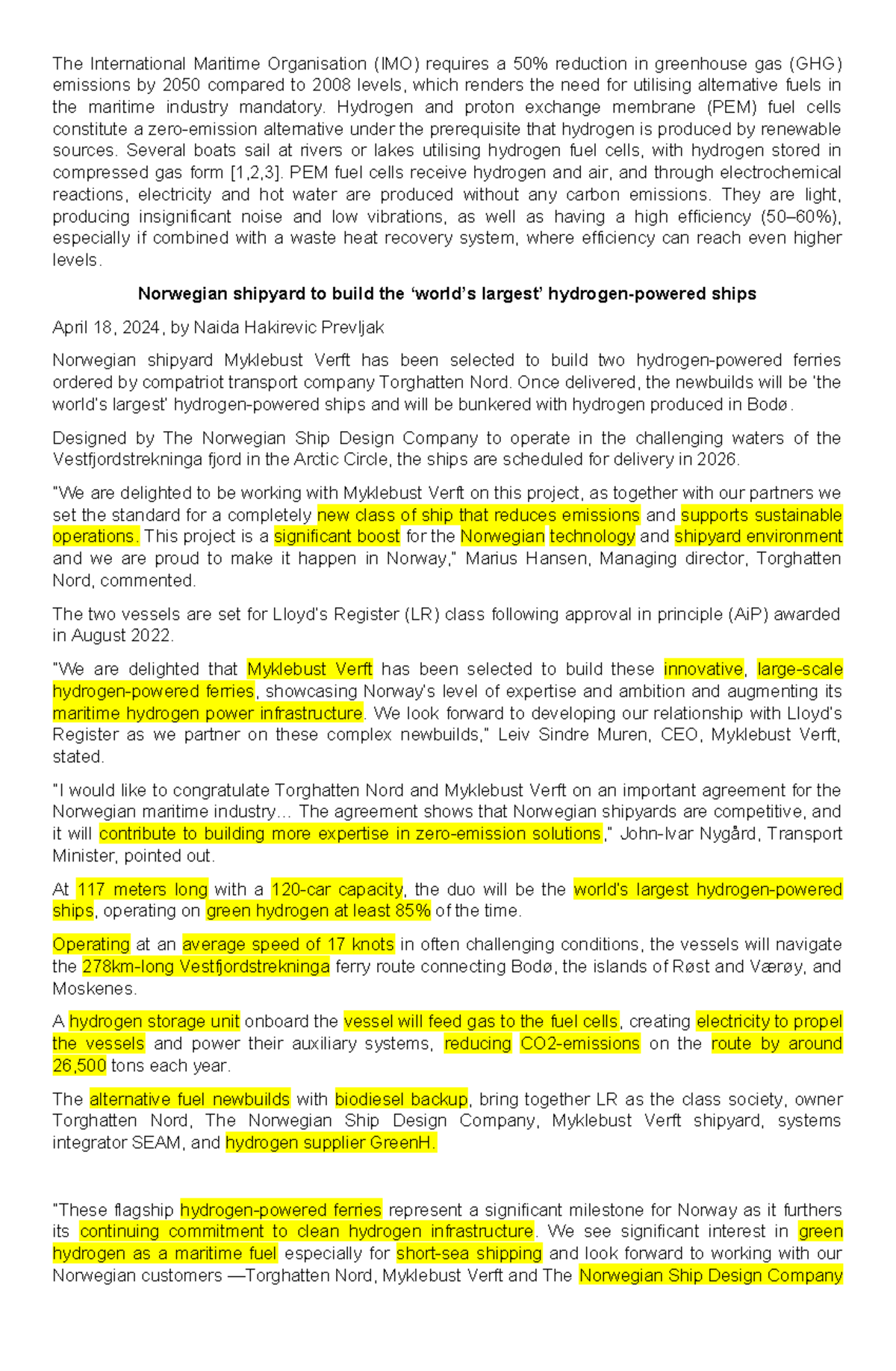 Reporttttttttttttt - IT IS NOTES - The International Maritime ...