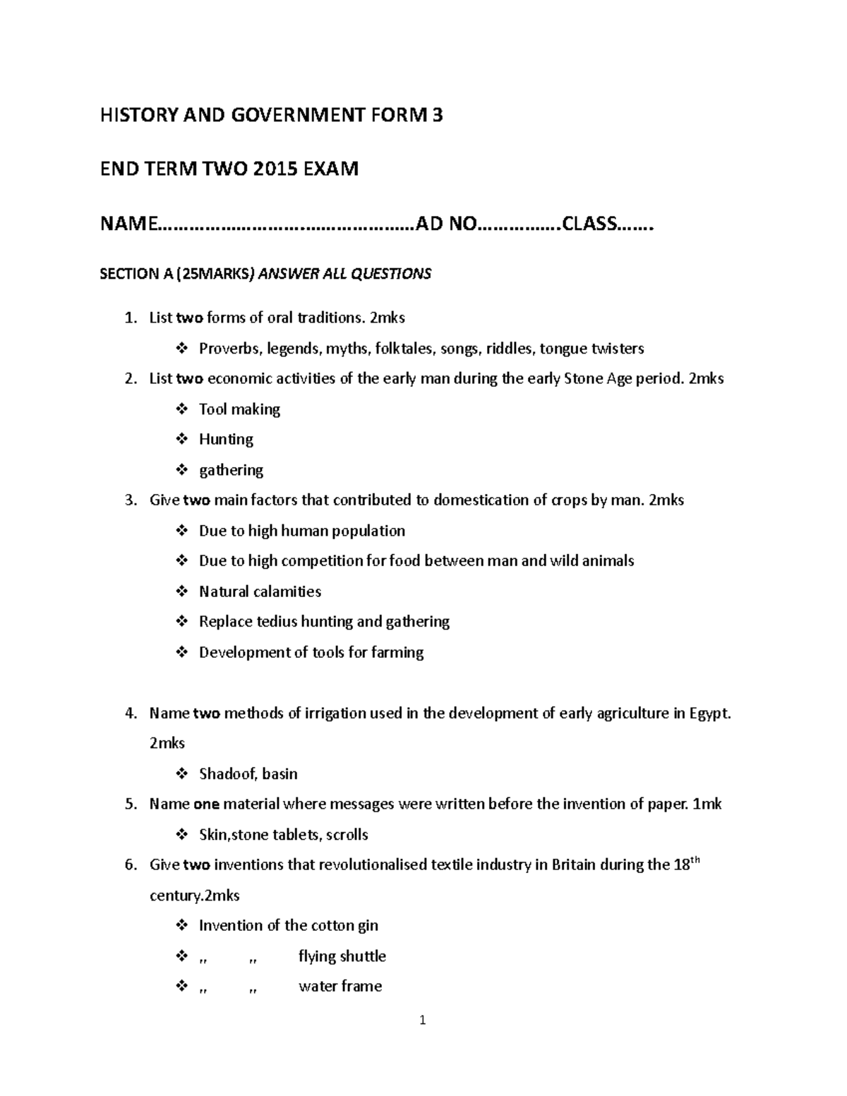 09915-hist-f3t2-014-pp2 ms - HISTORY AND GOVERNMENT FORM 3 END TERM TWO ...