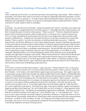 [Solved] 2 Describe the similarities and - Psychology of Personality ...