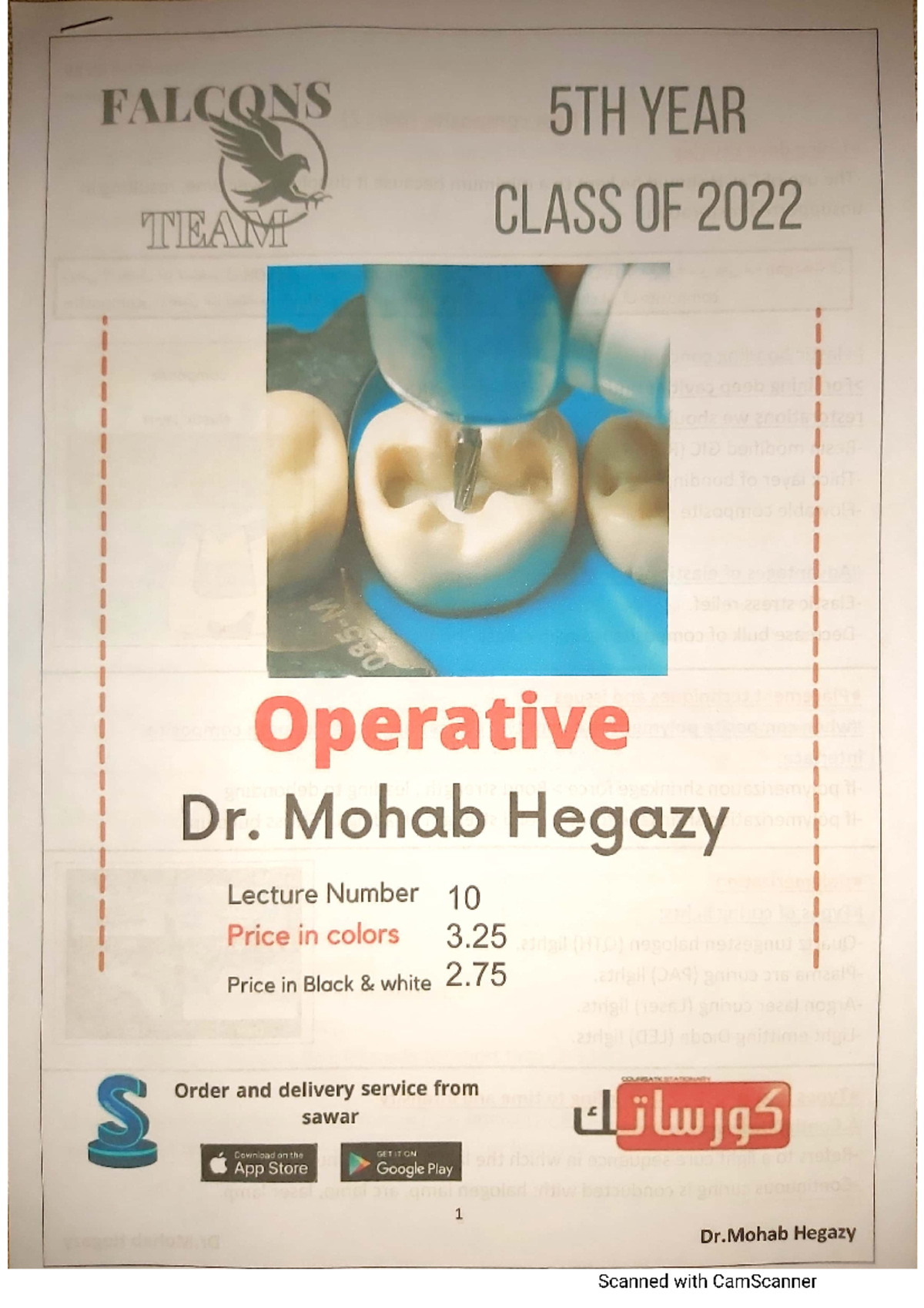 Operative 10 Posterior Composite 2 - dental anatomy - Studocu