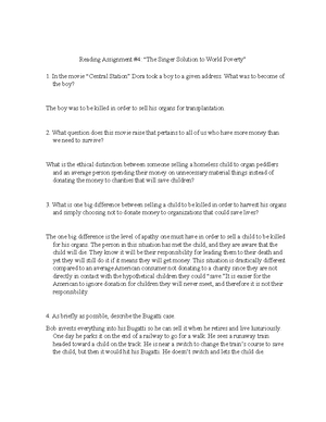 Phil 101 Reading Assignment #3 - Reading Assignment #3: “Why I am Not a Christian” Definition of ...