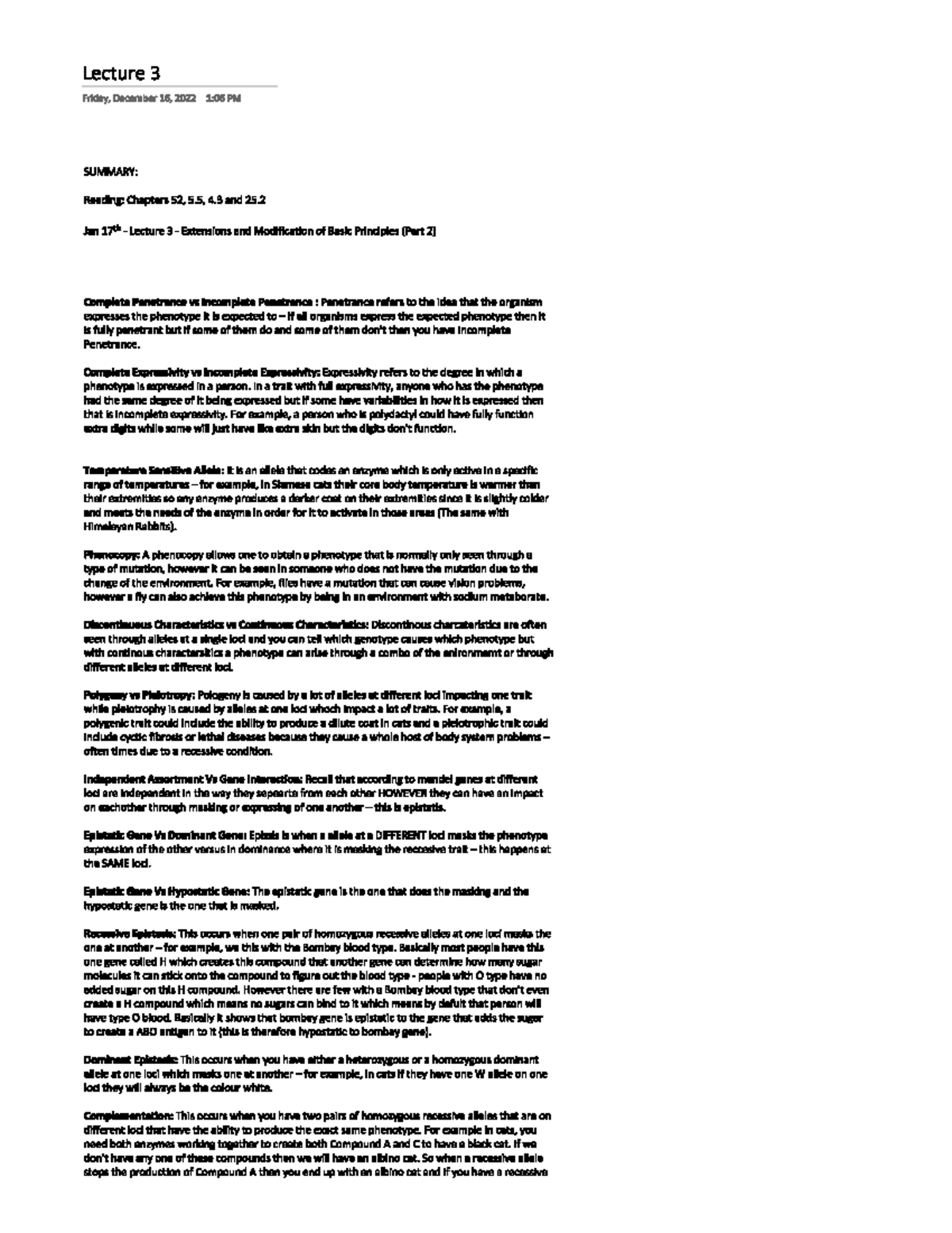 MBG 2040 Lecture 3 - Mbg2040 - U of G - Studocu