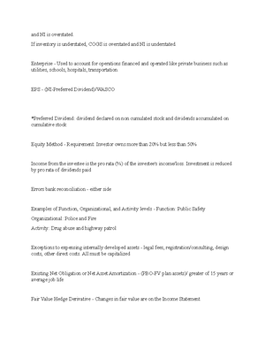 1a - In class examples - solutions - In class example #1 – Change in revenue recognition Company ...