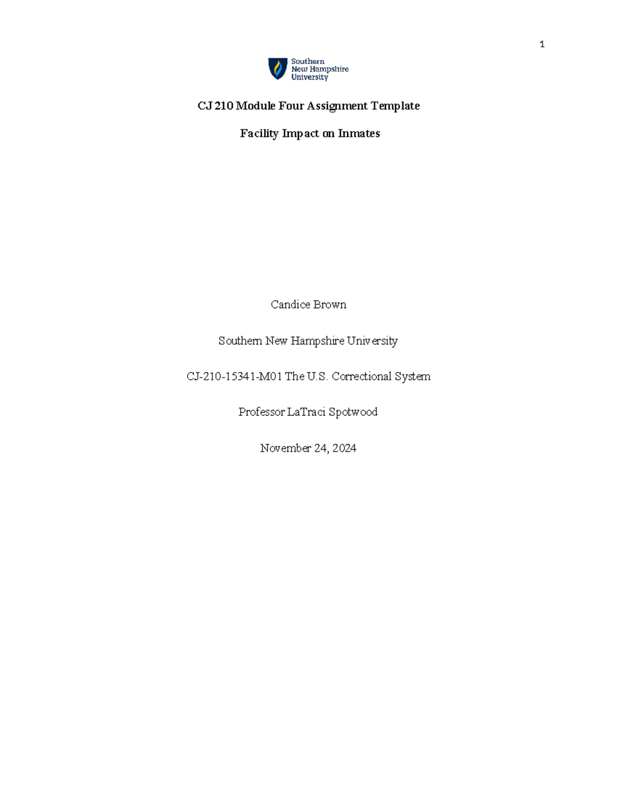 4-2assignent - Template - 1 CJ 210 Module Four Assignment Template ...