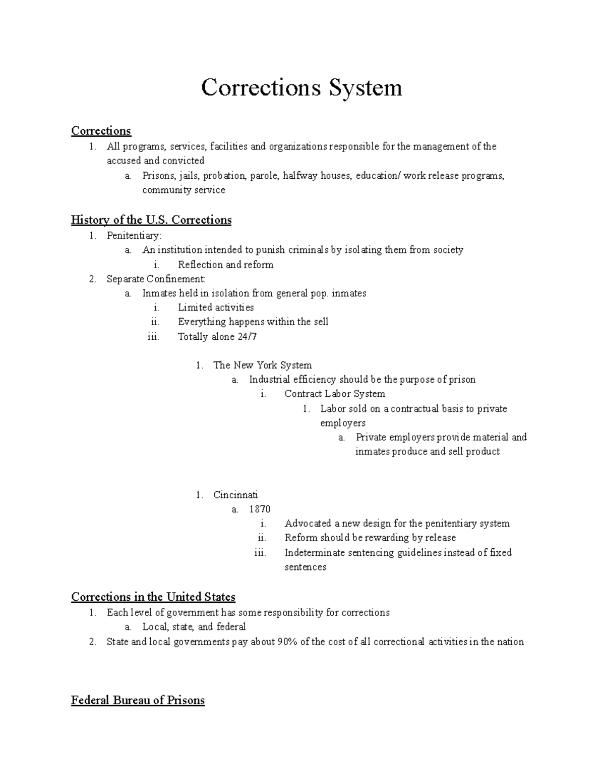 Corrections System - Corrections System Corrections All programs ...