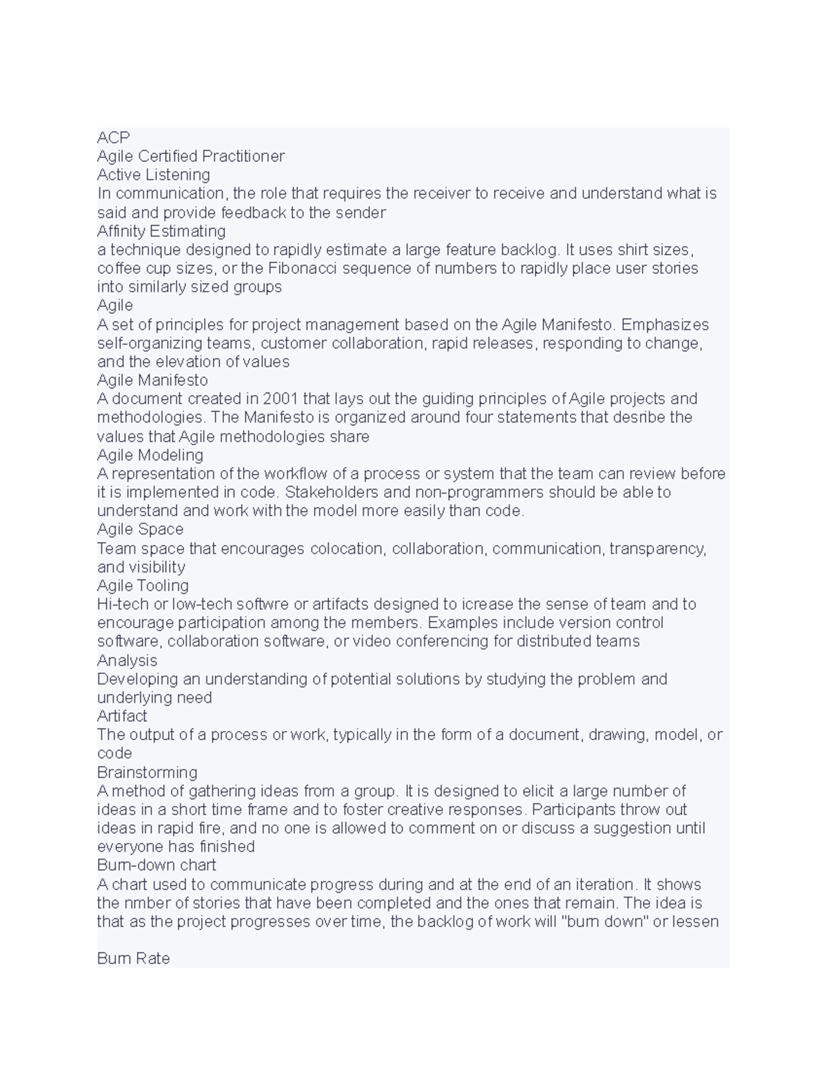 AAAAa - notes - ACP Agile Certified Practitioner Active Listening In ...