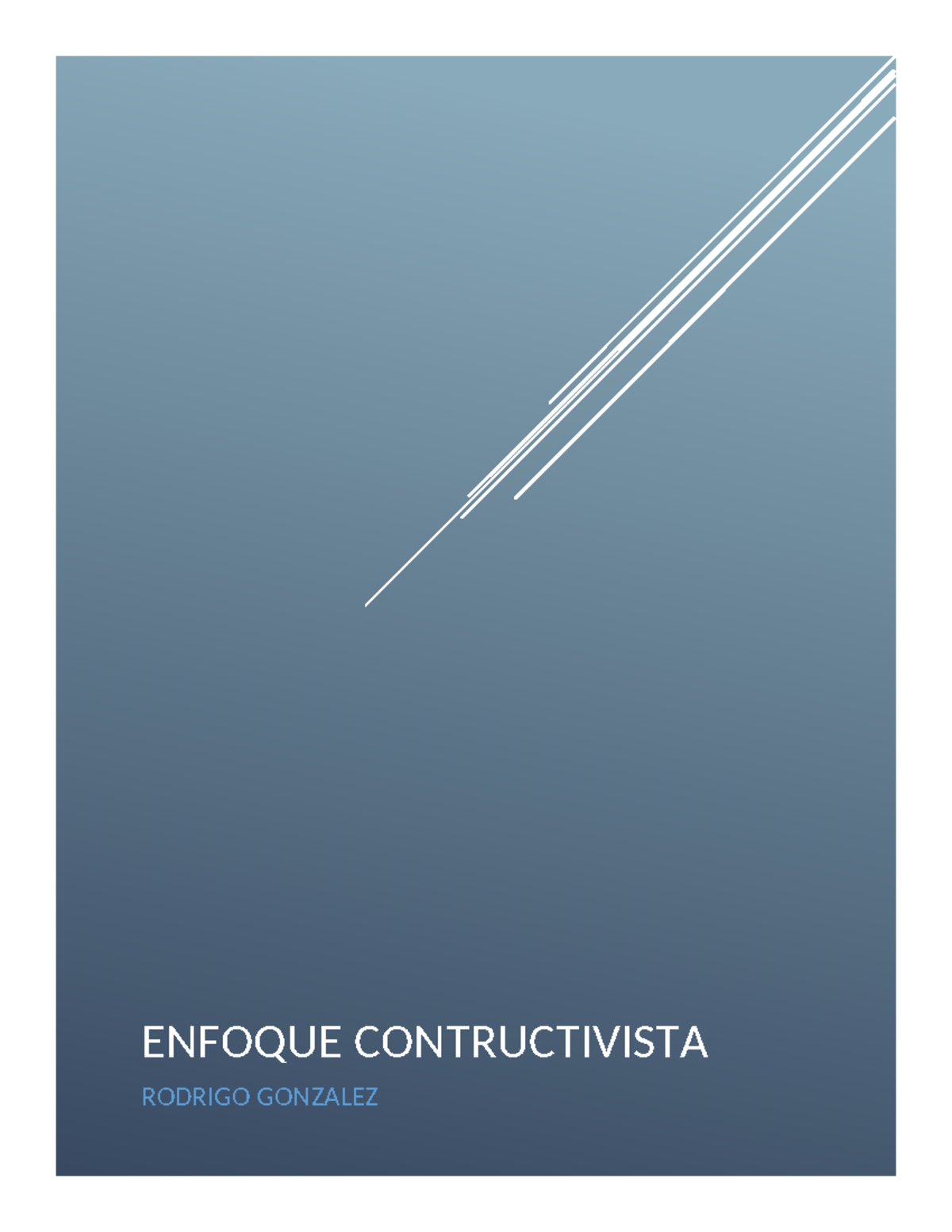 Constructivismo 10 - ENFOQUE CONTRUCTIVISTA RODRIGO GONZALEZ ...