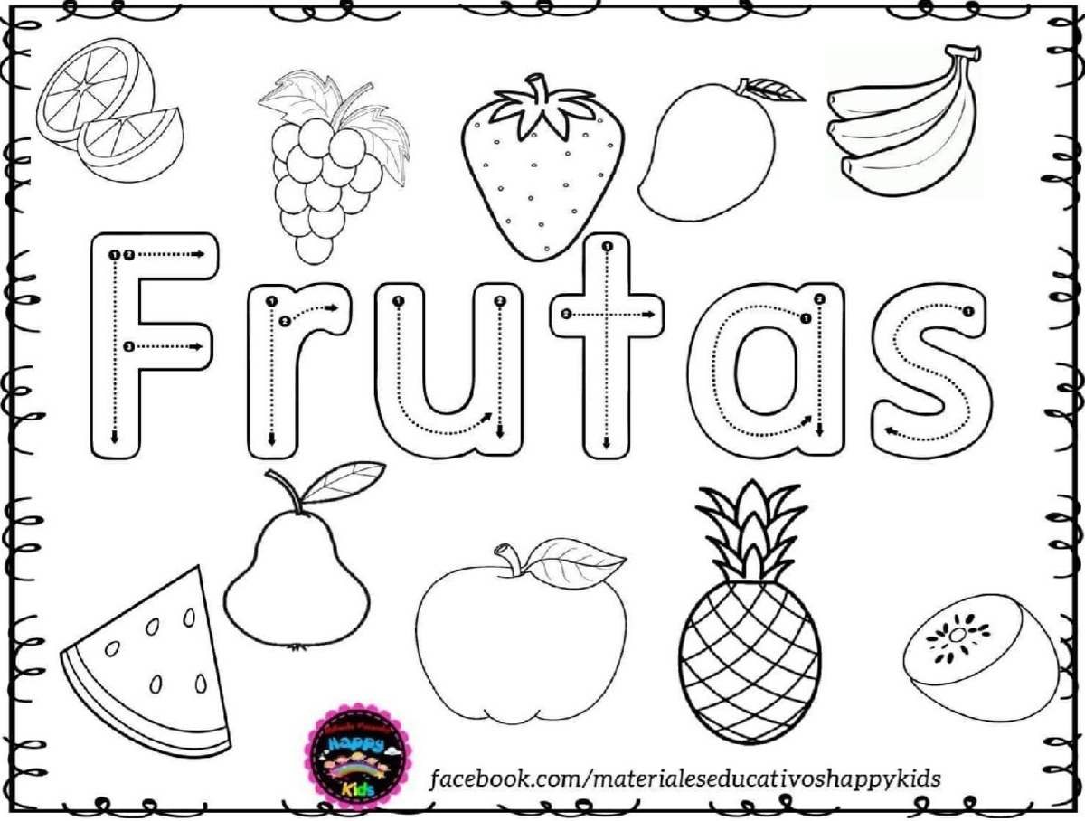 Cuaderno para trabajar frutas recopilado por Materiales Educativos para ...