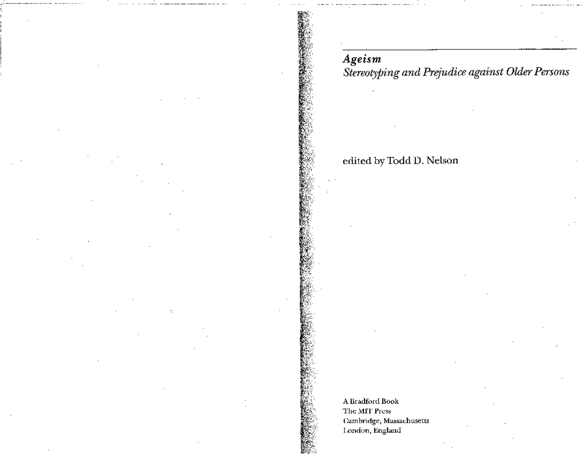 3 - Doddering but dear process, content, and Function in stereotyping ...