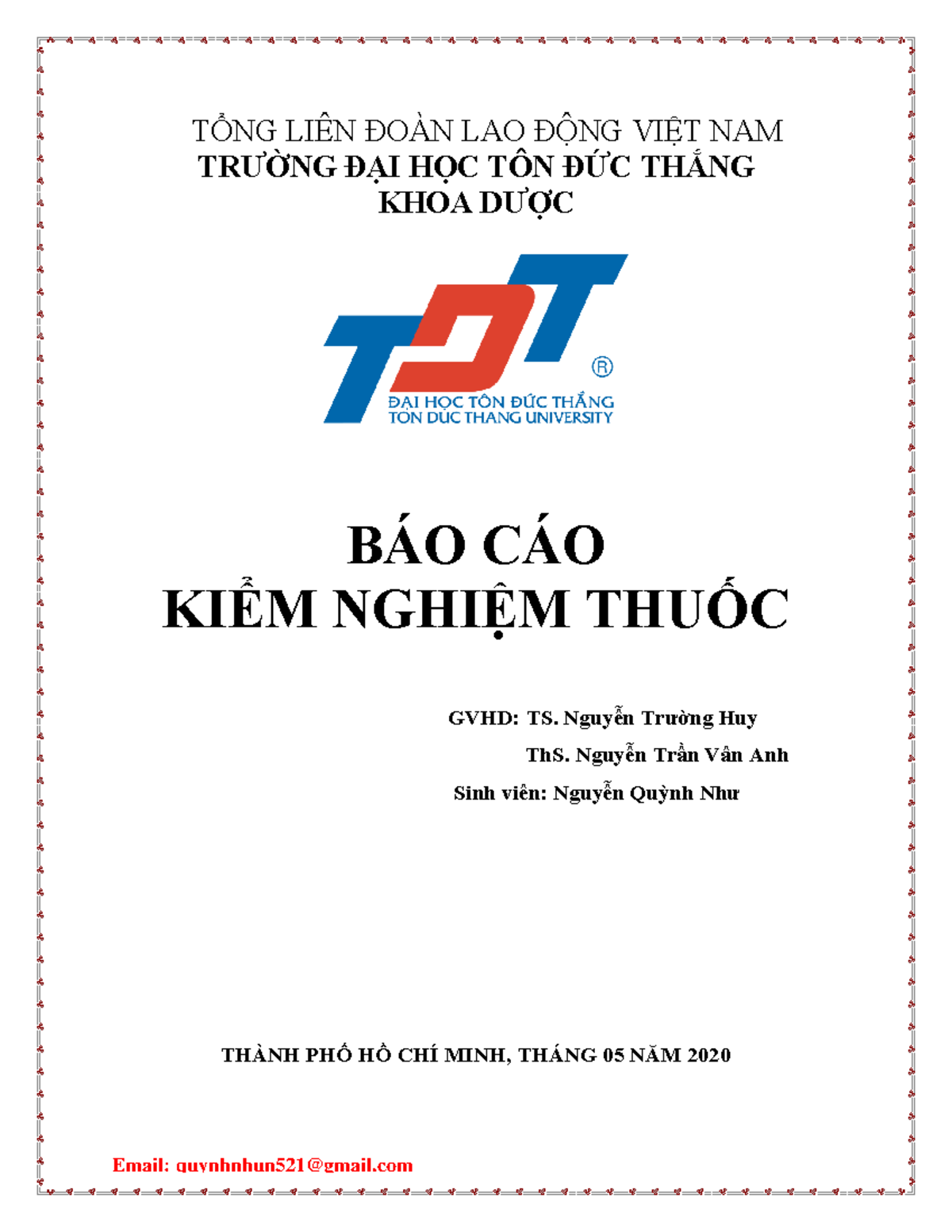 123doc-bao-cao-thi-nghiem-kiem-nghiem-full-5-buoi-9-diem - TỔNG LIÊN ĐOÀN LAO ĐỘNG VIỆT NAM ...