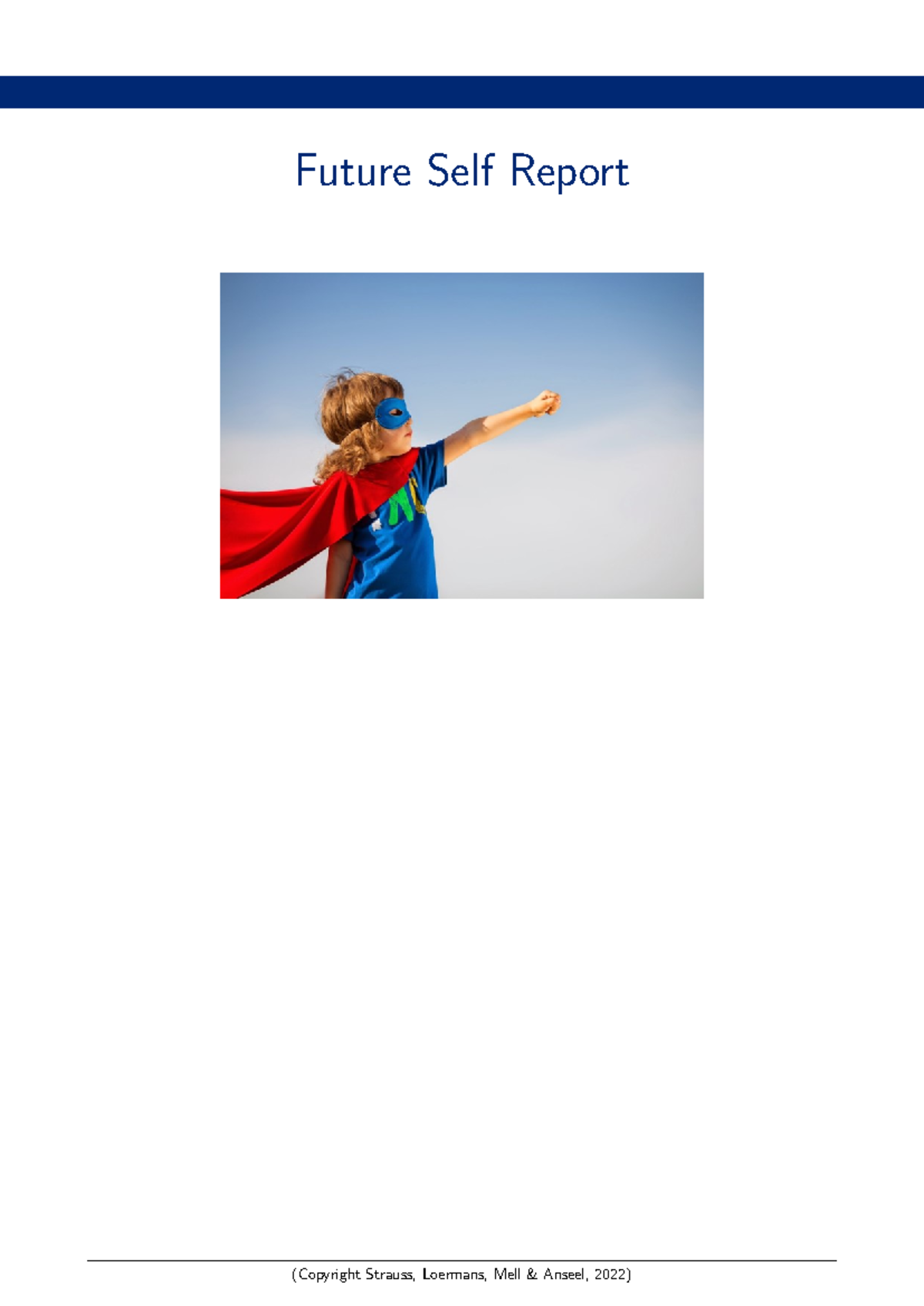 Comm0999 Report - first year portfolio - Future Self Report Welcome to ...