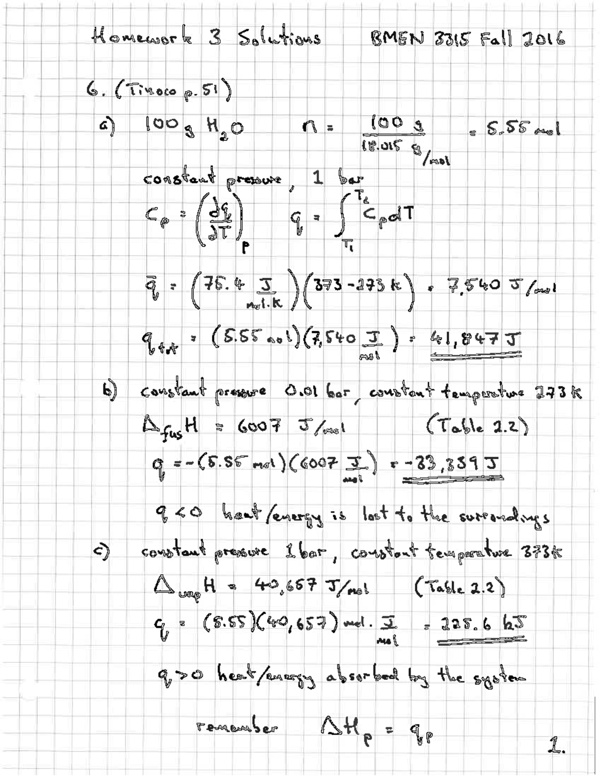 Homework 3 Solutions - BMEN 3360 - Studocu