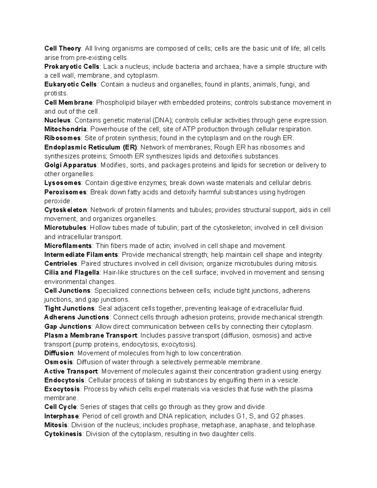 Cell Theory - Prokaryotic Cells: Lack a nucleus; include bacteria and ...