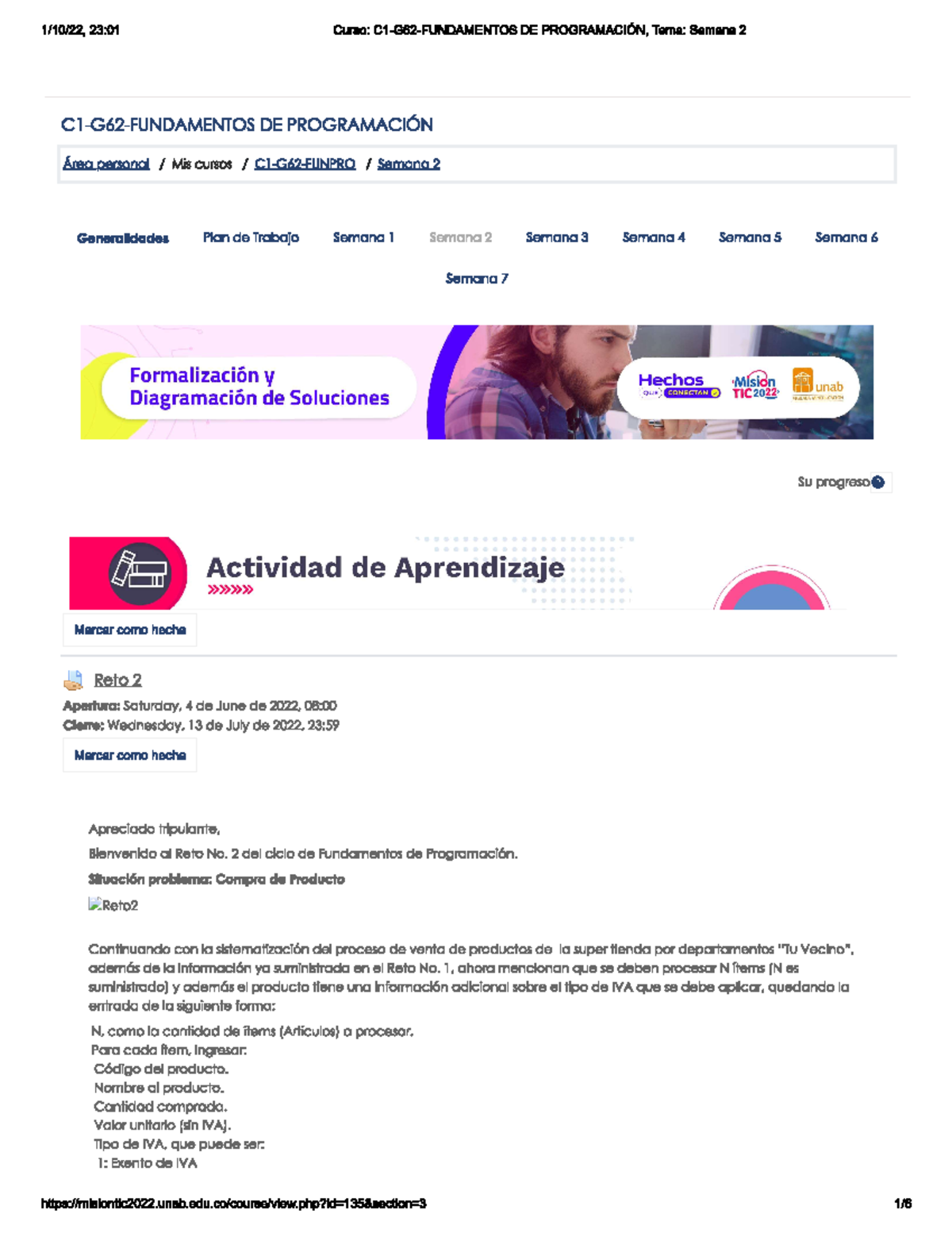 Plan Trabajo 2 - programacion - Studocu