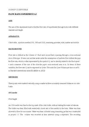 PRE-LAB 2.1 Relative Density - PRE-LAB REPORT PHYSICS 1- EXPERIMENT NO ...
