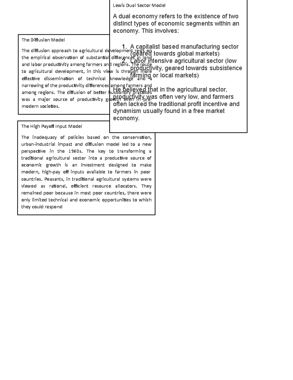 Theorethical framework - Lewis Dual Sector Model A dual economy refers ...