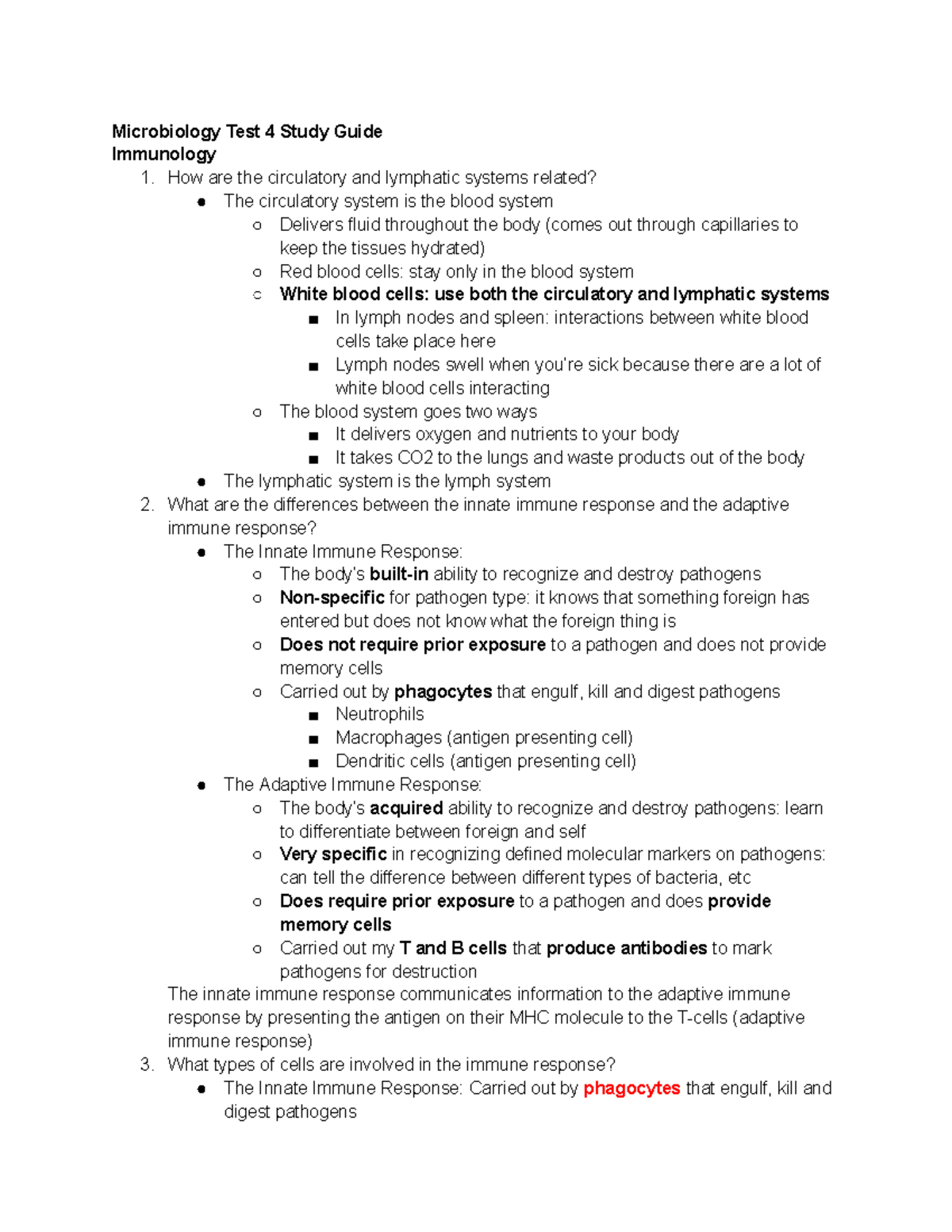 Microbiology Test 4 Study Guide - Google Docs - Microbiology Test 4 ...