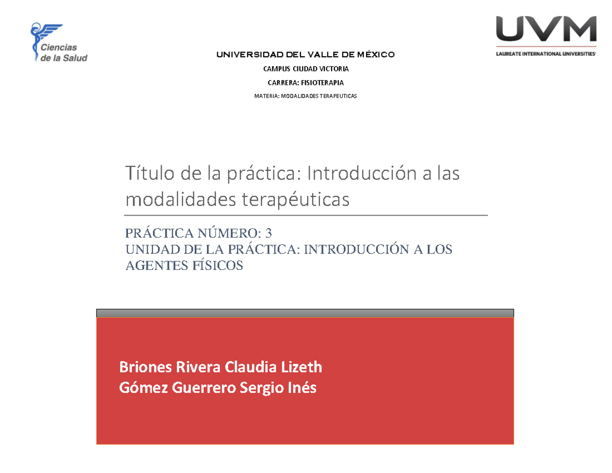 Reporte Práctica MT- 03-2022 - TÌtulo de la pr·ctica: IntroducciÛn a las modalidades ...