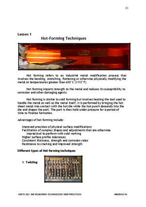 Module 4 Lesson 4 - Lesson 4 Mechanical Fixing Techniques Mechanical fixings join parts together ...
