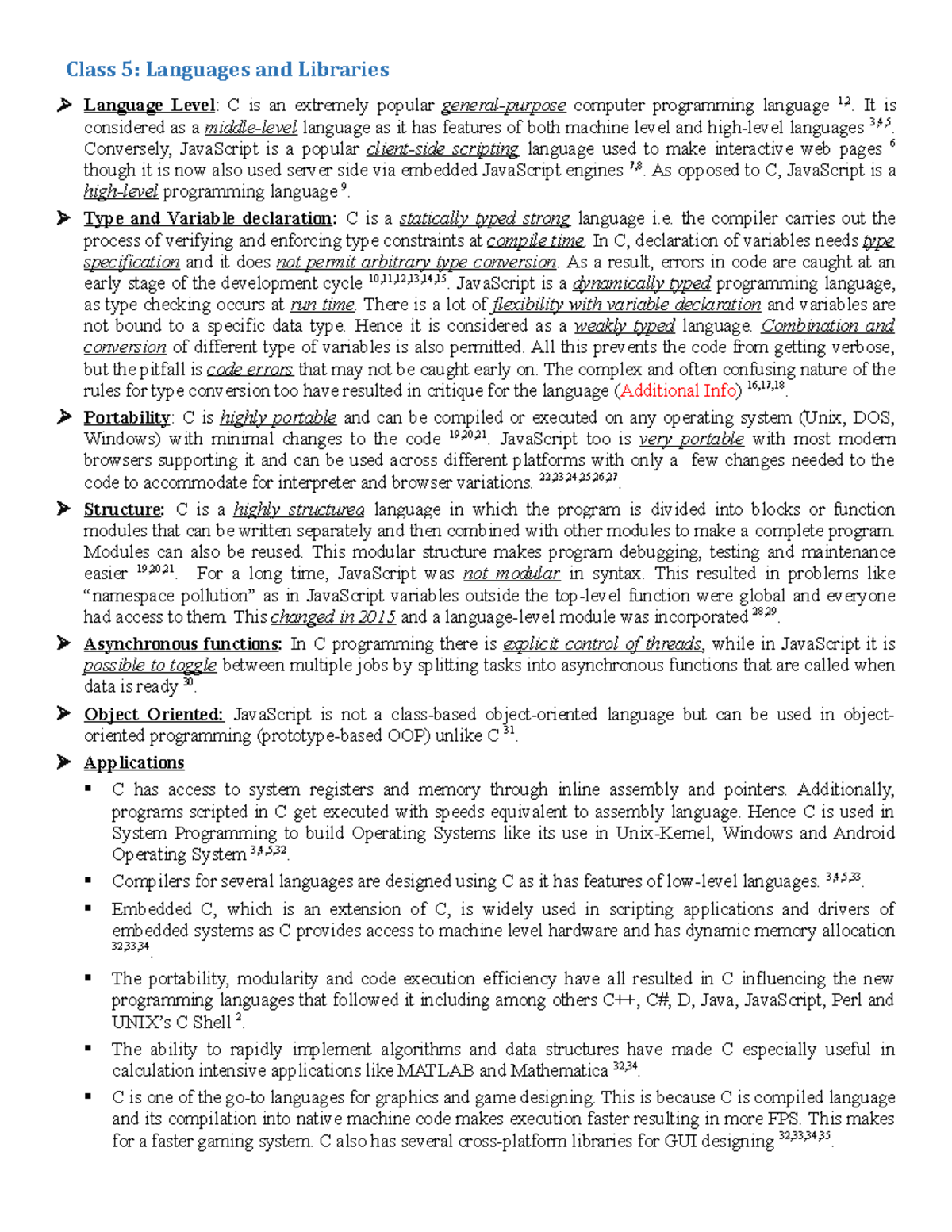 Module 2 Work Book Submission Final copy - Class 5: Languages and ...