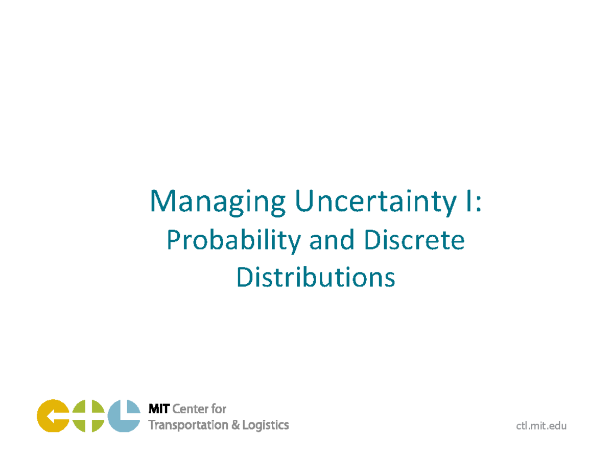 Probability and Discrete distributions - Warning: TT: undefined function: 32 Warning: TT ...
