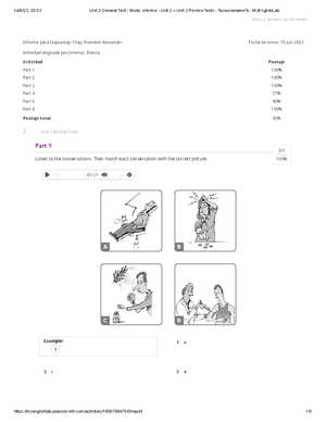 Grammar Drawing conclusions with must 2 - Modo informe - Unit 2 Lesson 1 - My English Lab - 14/6 ...