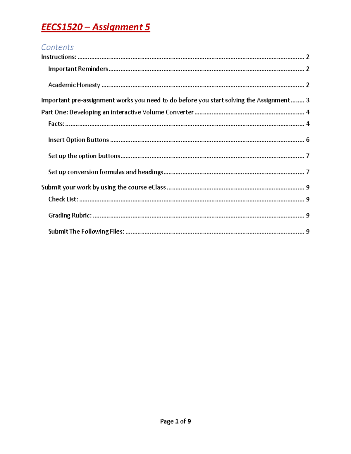 EECS152-Assignment 5-Instructions - Contents Instructions: Important ...