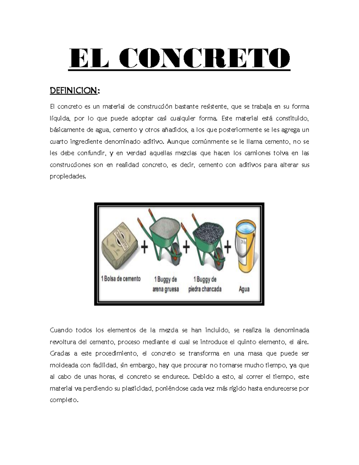Segregación Y Exudación - EL CONCRETO DEFINICION: El concreto es un ...