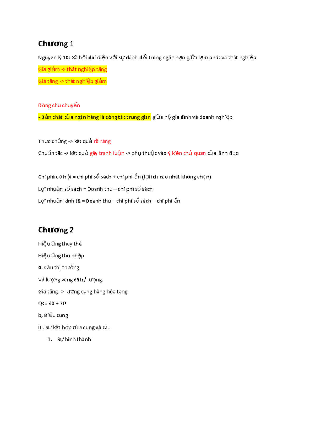 Kinh tế Vi mô - 12345 - Ch ương 1 Nguyên lý 10: Xã h ội đốối di ện v ới ...