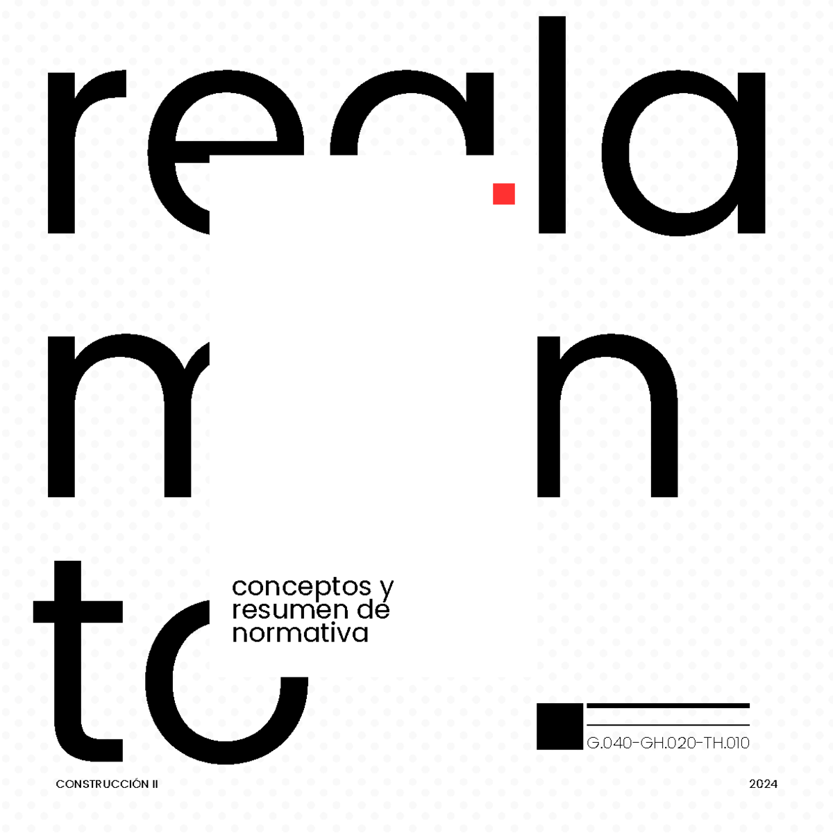 G.040-GH.020 - Resumen de la norma GH.020 - regla men to conceptos y ...