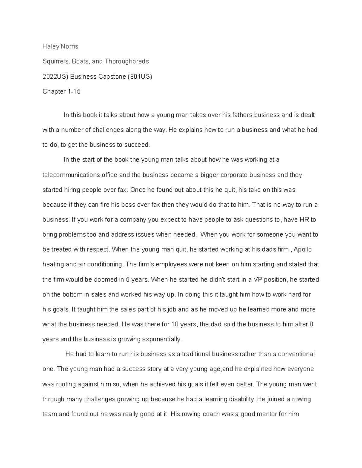 Haley Norris - Paper 1 - english comp - ENG 121 - Edison State - Studocu