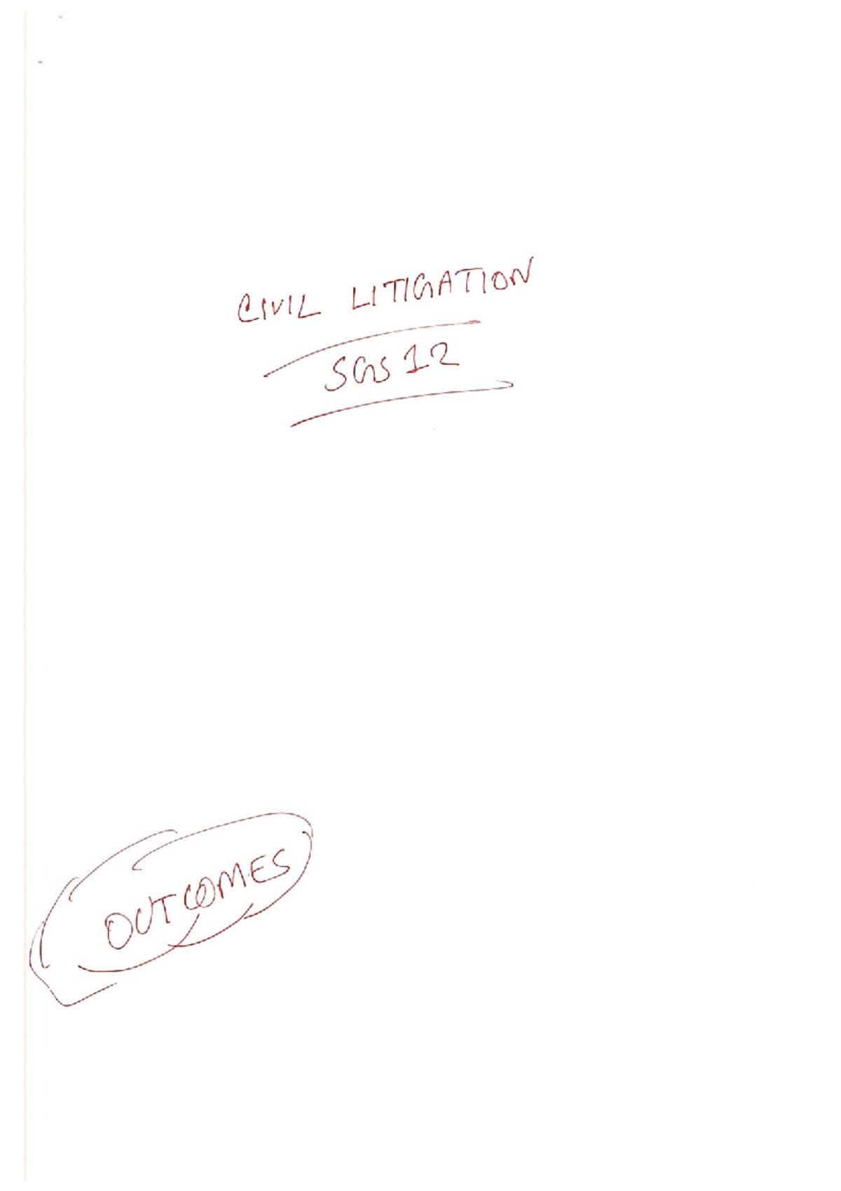 Civil - SGS 12 - LAW639 - Studocu