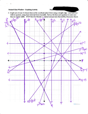 Stained glass window worksheet1 - MAT 110 - Studocu