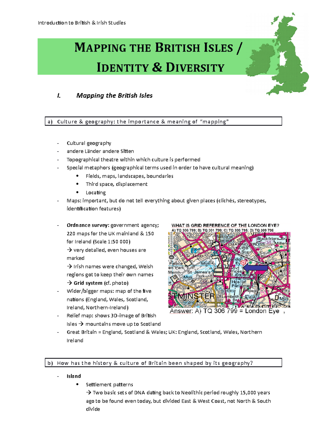 2 Mapping the British Isles - MAPPING THE BRITISH ISLES / IDENTITY ...