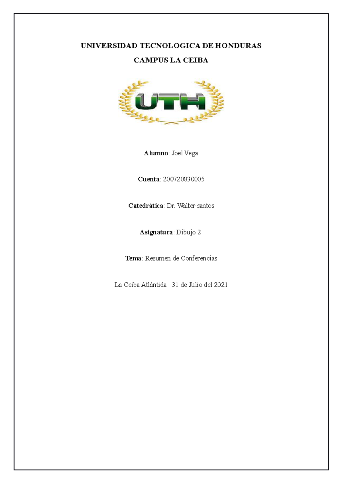 Resumen conferencias de uth 2021 - Contabilidad Intermedia - UTH - Studocu
