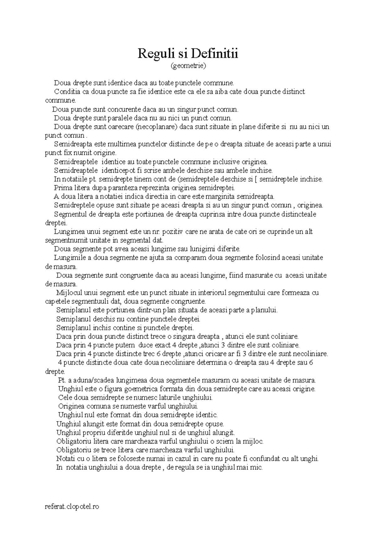Reguli-si-Definitii - abc - Reguli si Definitii (geometrie) Doua drepte ...