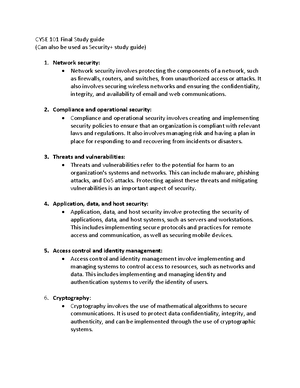 Basic Concepts and Terminology CYSE 101 - CYSE 101 – Lecture notes (Can ...