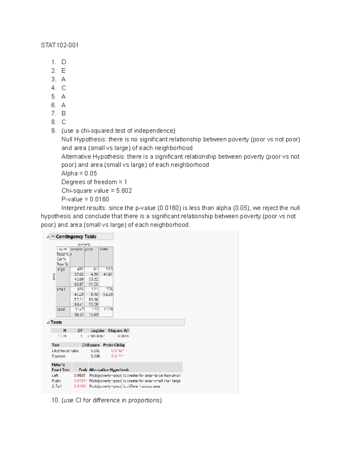 Hw2 - Stat 102 (Fall 2018) - Introductory Business Statistics Professor ...