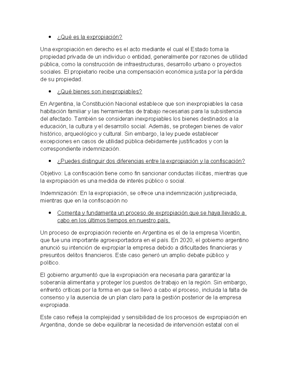 Qué es la expropiación - .............. - ¿Qué es la expropiación? Una ...