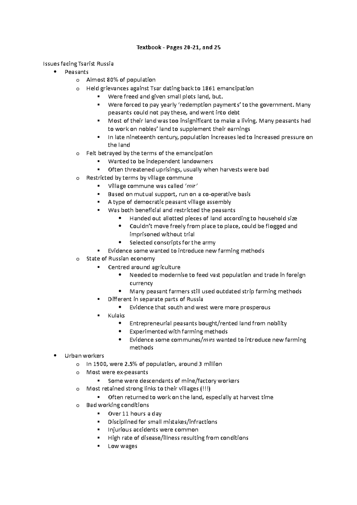 Modern history year 12 class and textbook notes - Textbook - Pages 20 ...