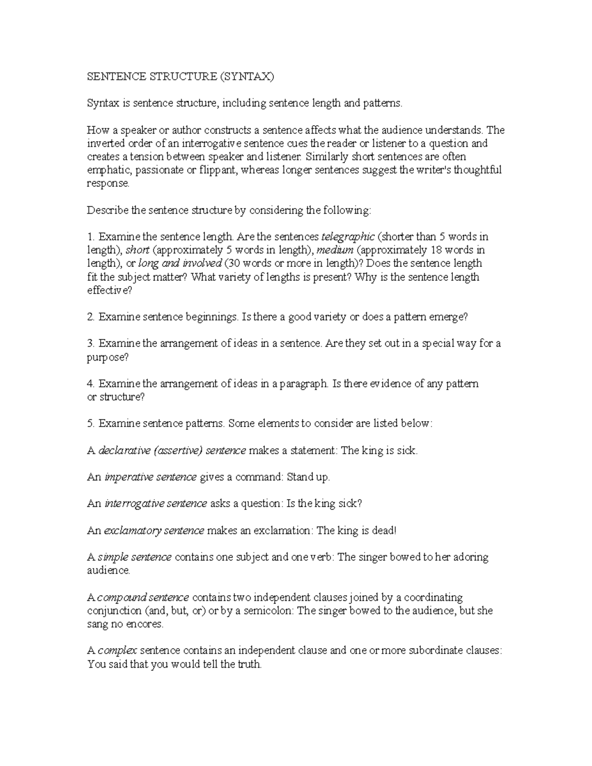 Syntax-Sheet - Syntax-Sheet for practice and understanding the ...