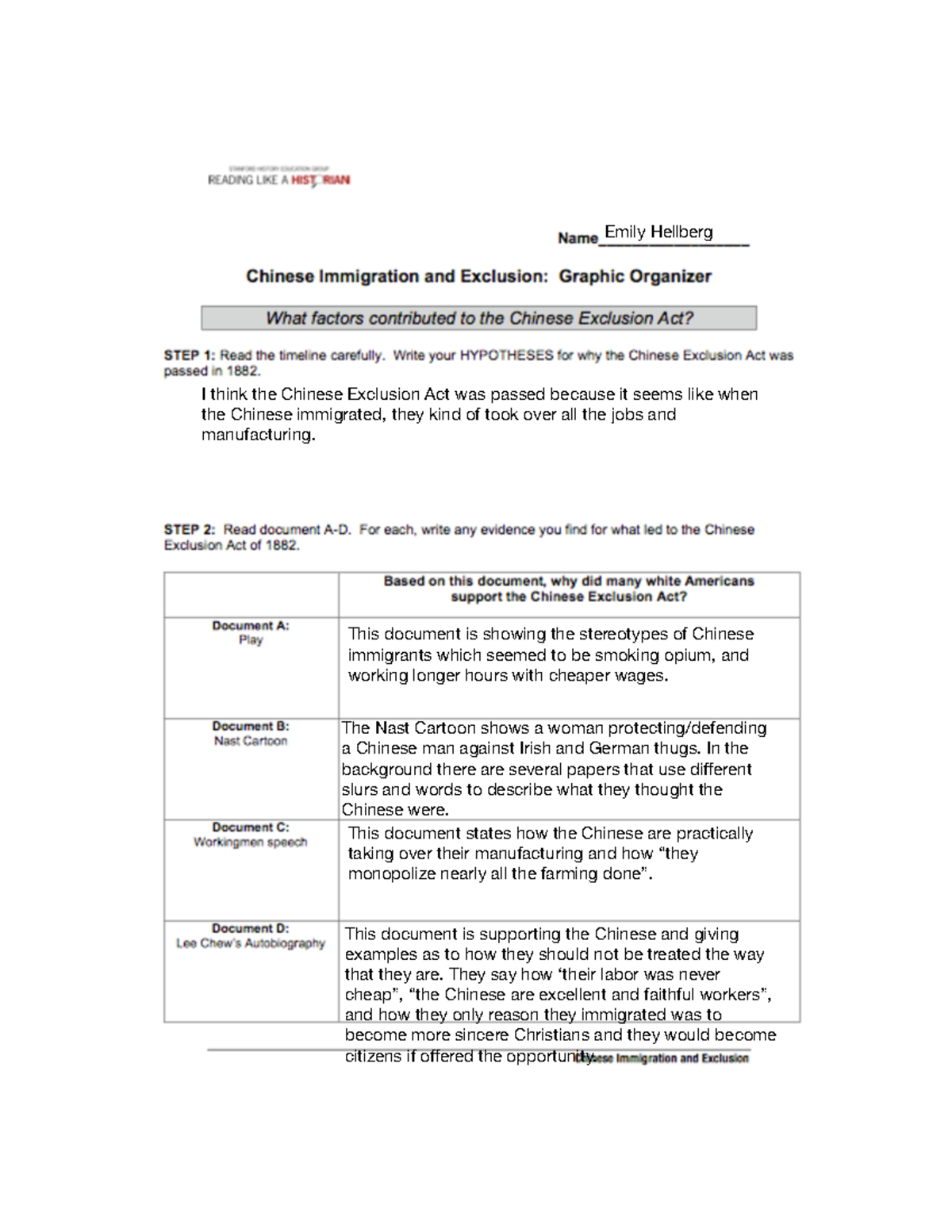 Chinese GQ 1 - This document is showing the stereotypes of Chinese ...