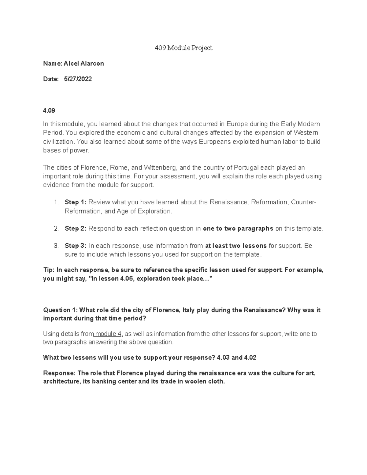 409 Revised done - for flvs students for 4.09 i hope this is usefull ...