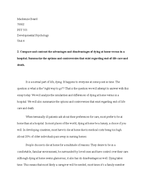 Parenting Styles - 78802 PSY 501 Developmental Psychology Unit 2 ...