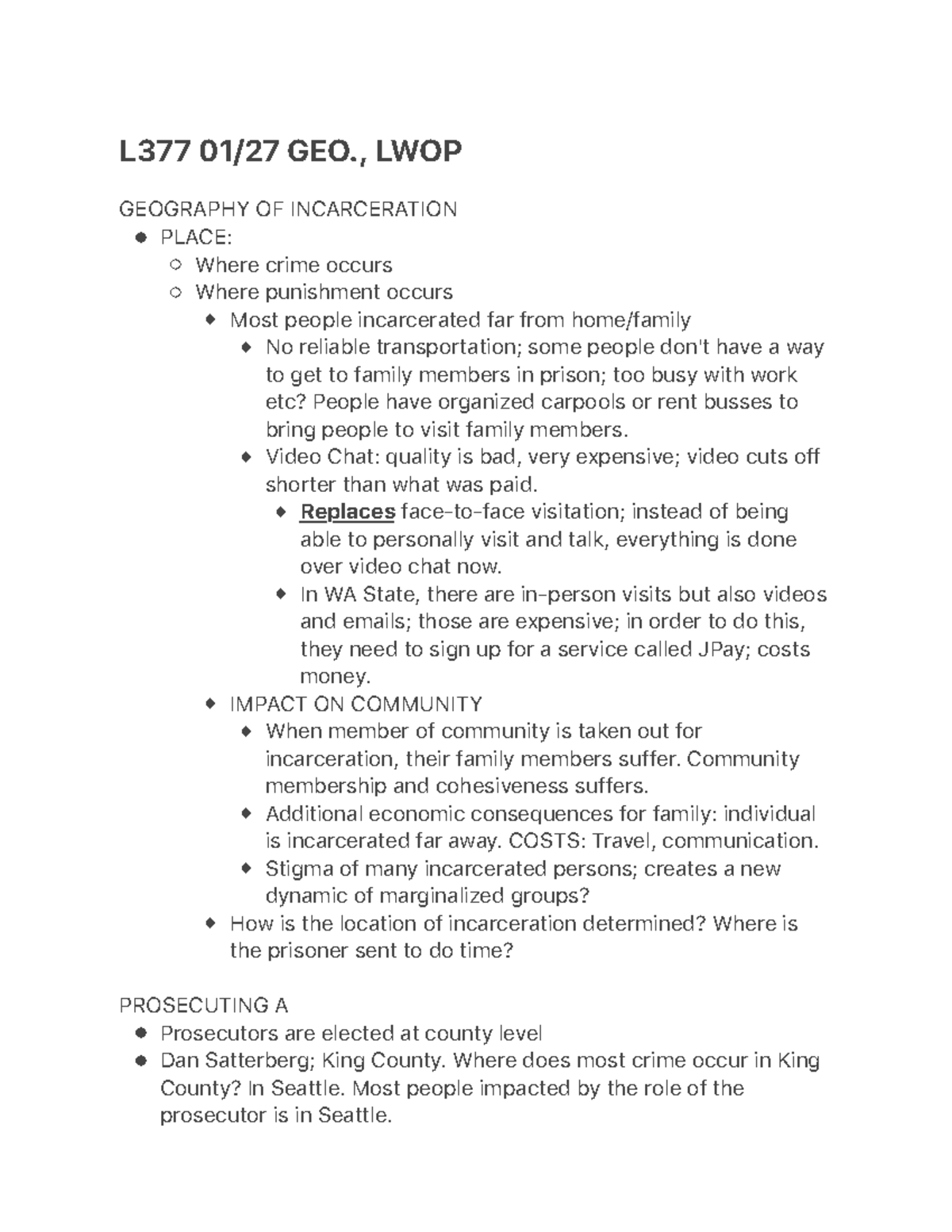 L377 01:27 GEO., LWOP - Professor Frost - L377 01/27 GEO., LWOP - Studocu