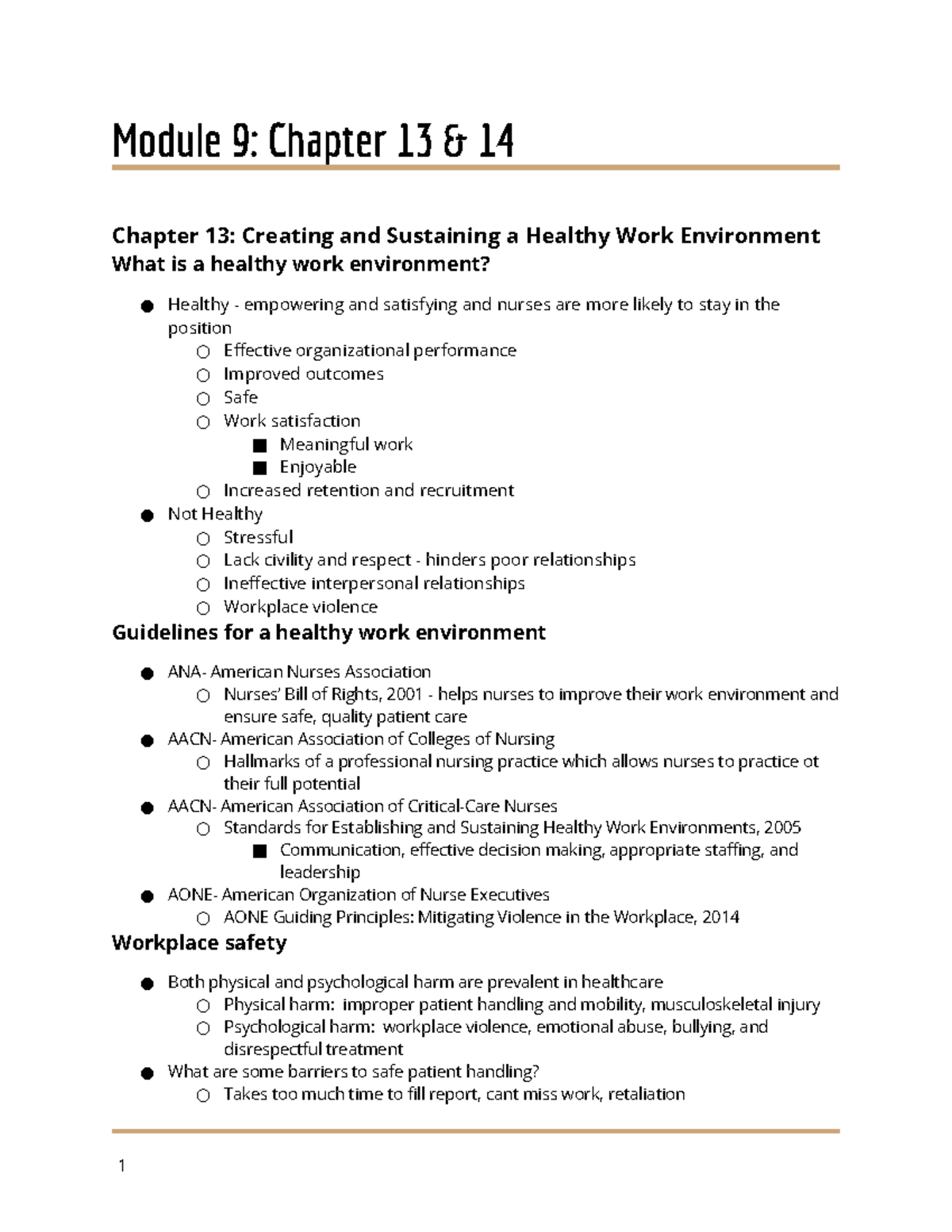 Module 9 ch 13 and 14 - Prof Kutchin, Spring 2022 - Module 9: Chapter ...